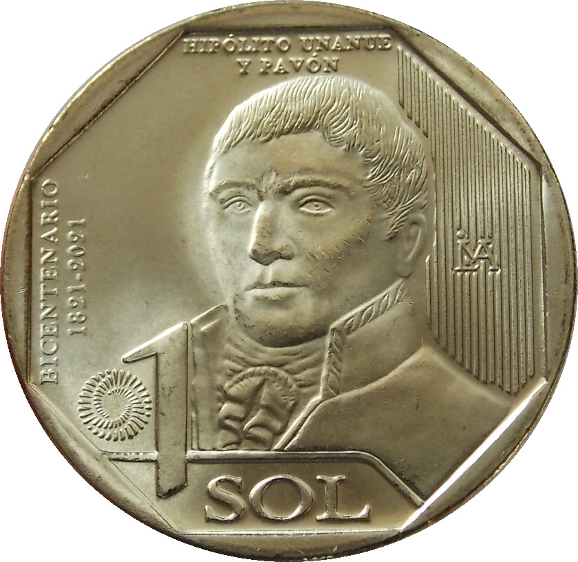 Peru 1 Sol 2021 | Numizmatika DENÁR